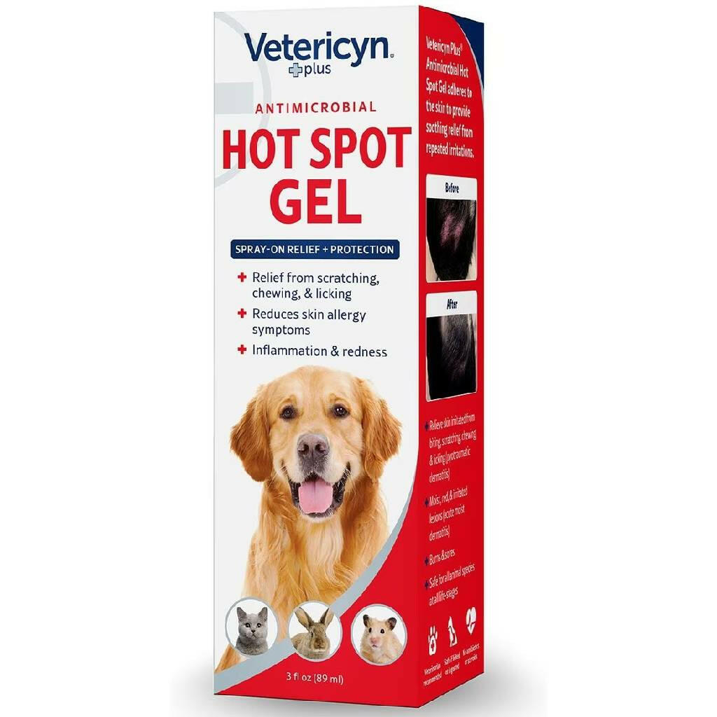 Vetericyn Plus Antimicrobial Hot Spot Spray For Dogs & Cats