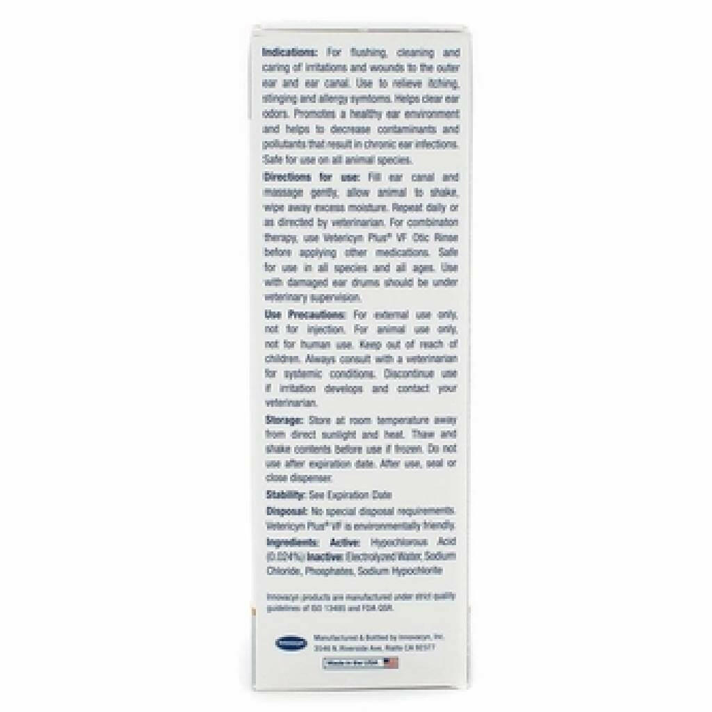 Vetericyn VF Plus Antimicrobial Otic Solution