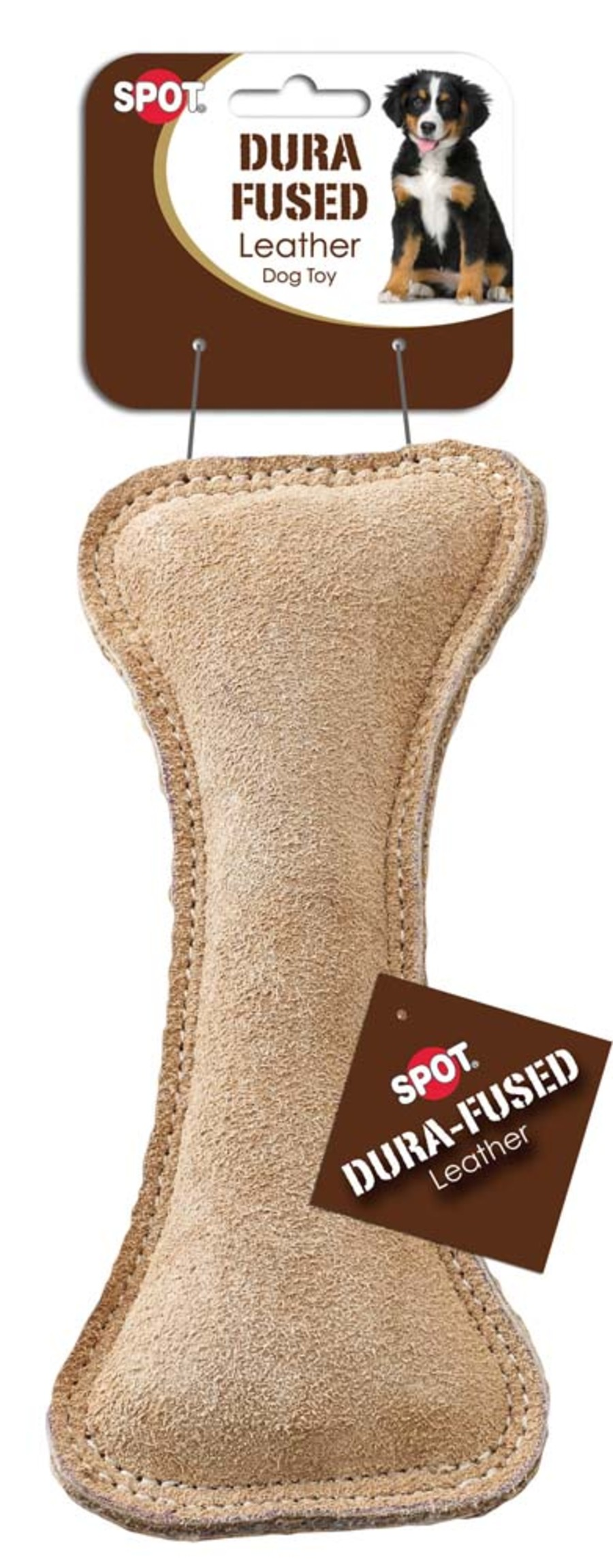 Ethical Pet Leather Bone Toy for Dogs – Fetch, Chew & Play in Style