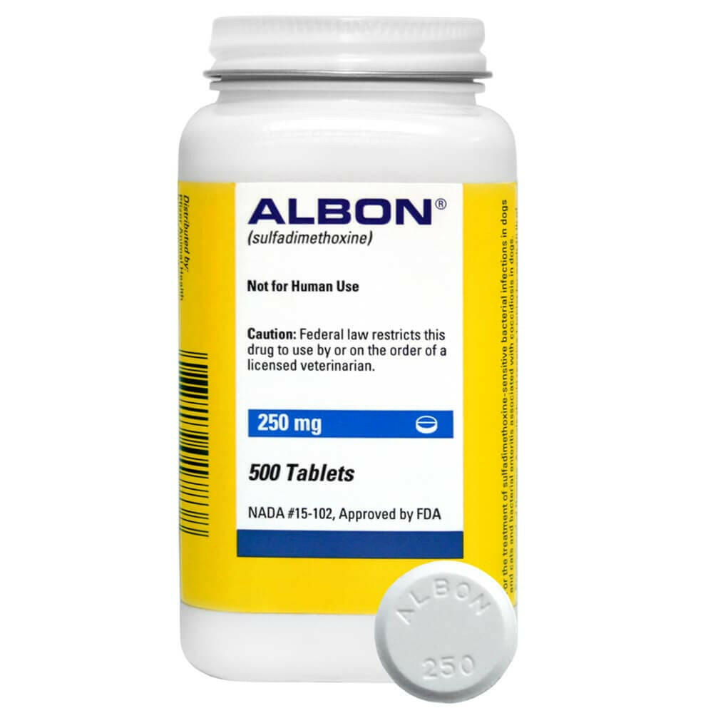 Albon (sulfadimethoxine) Tablets, 250mg | HardyPaw
