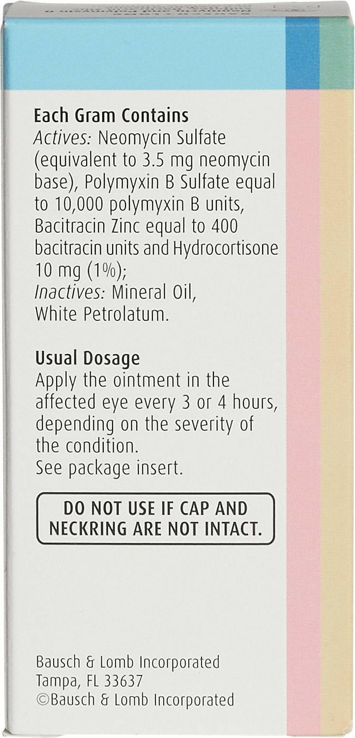 Neo-Poly-Bac with Hydrocortisone - Effective Pet Eye Care Solution