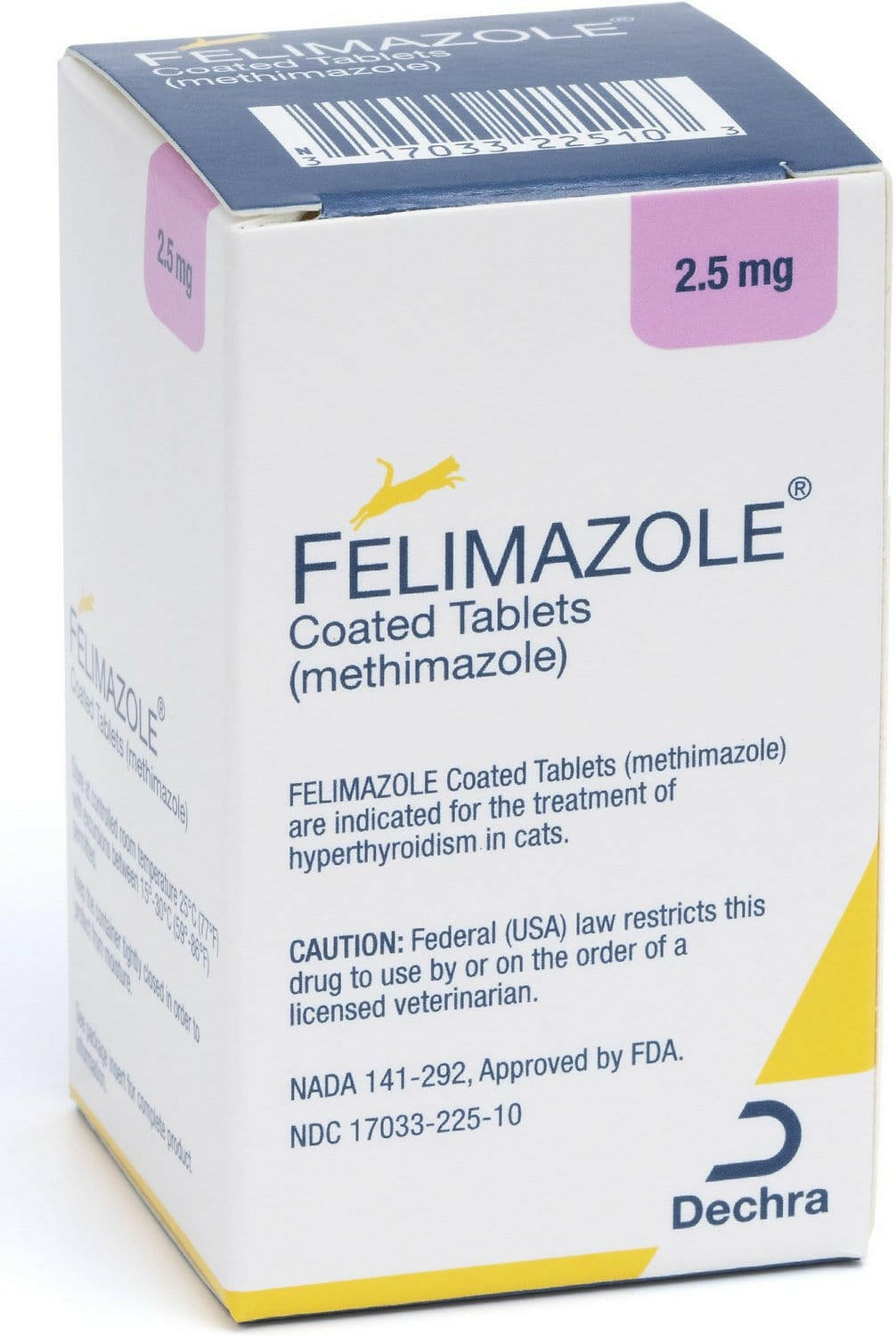 Felimazole Tablets, 2.5 mg | Manage Feline Hyperthyroidism with Felimazole