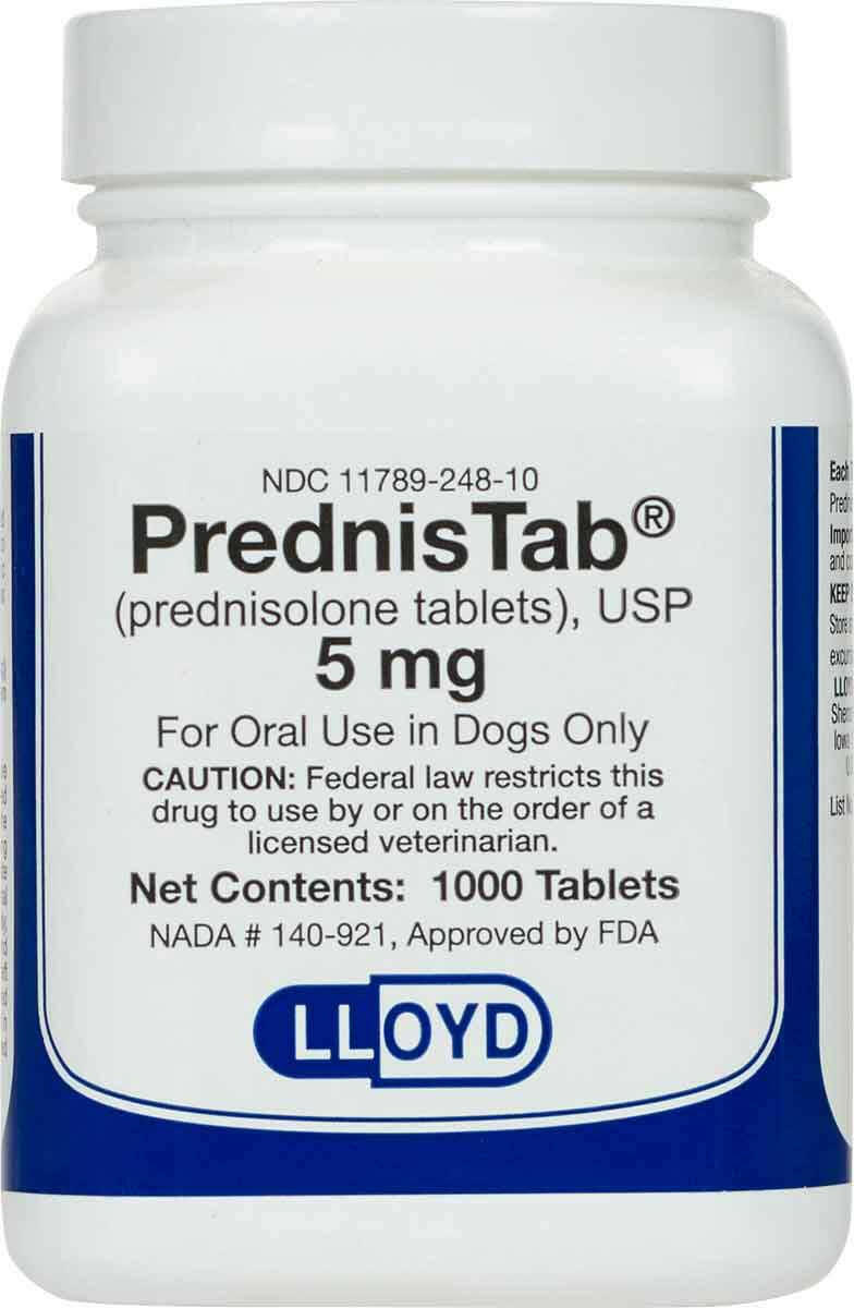 PrednisTab 5mg Tablets (Prednisolone) - Corticosteroid for Pets