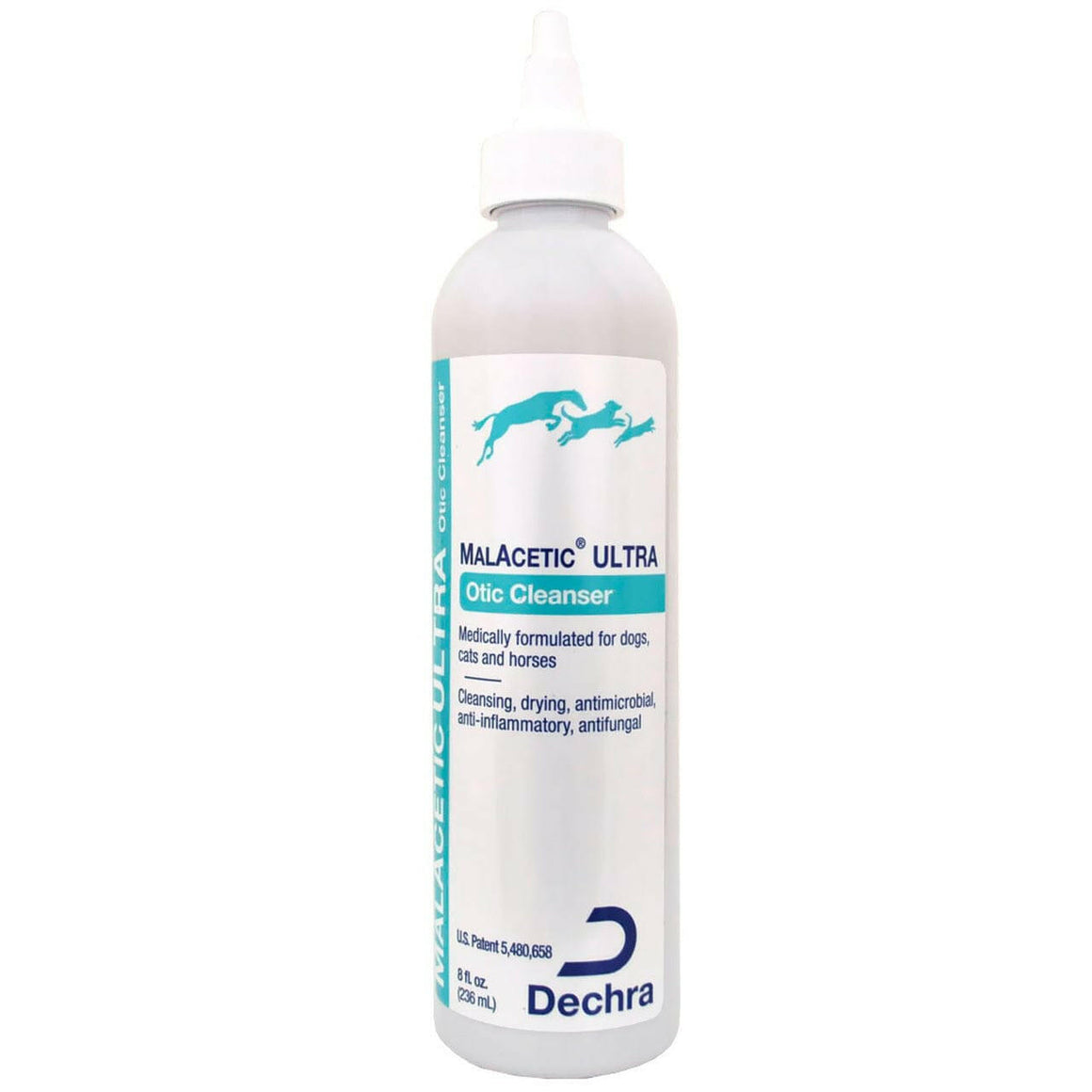 MalAcetic Ultra Otic Cleanser for Dogs, Cats & Horses - Ear Infection ...