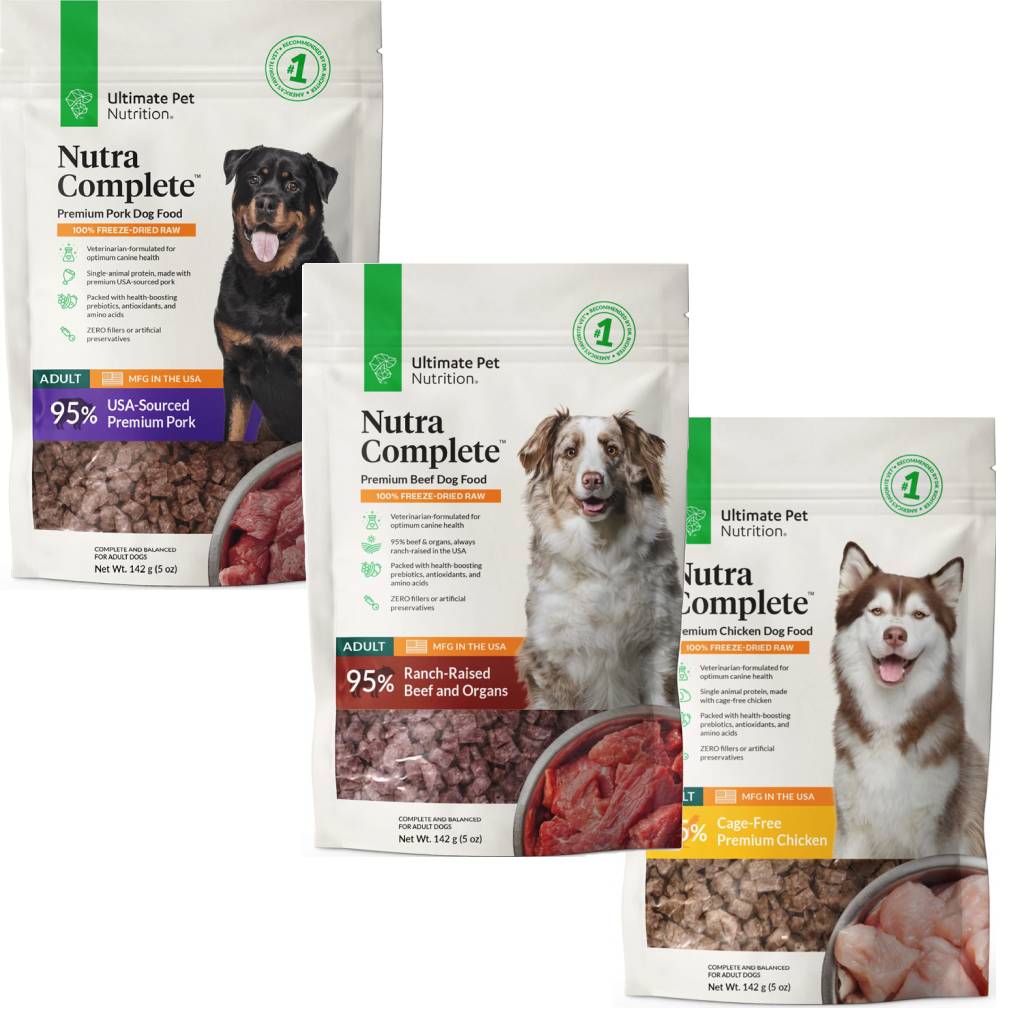 Ultimate Pet Nutrition Nutra Complete Premium Freeze-Dried Raw Dog Foo